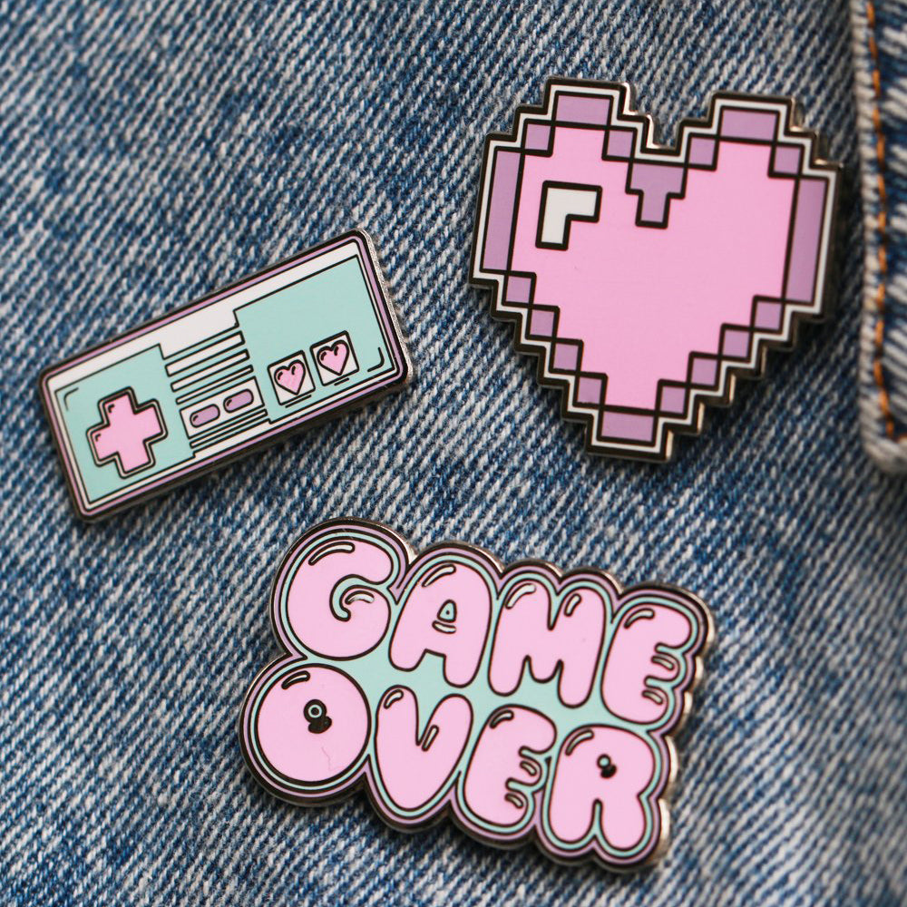Pastel Gamer Pin Bundle – iHasCupquake